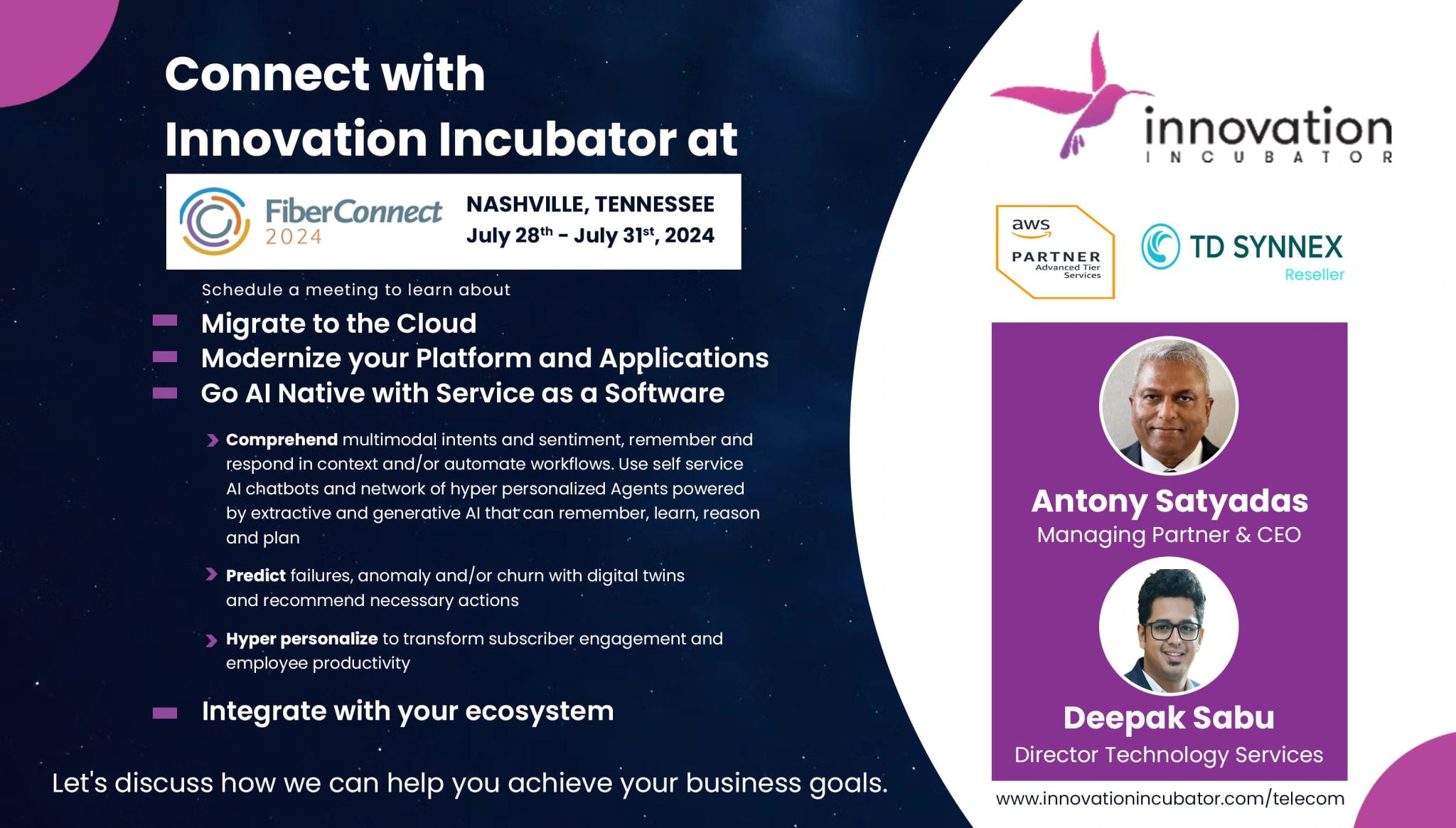 Fiber Connect 2024 - Innovation Incubator